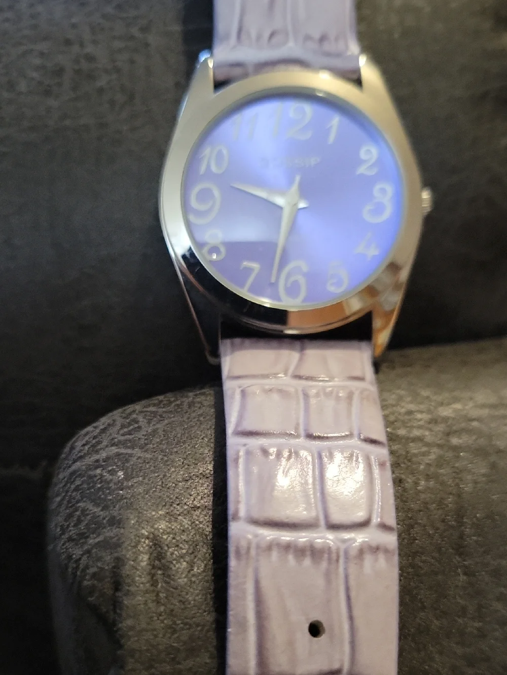 Gossip | Accessories | Gossip Lavender Dial Watch With Pale Lilac ...